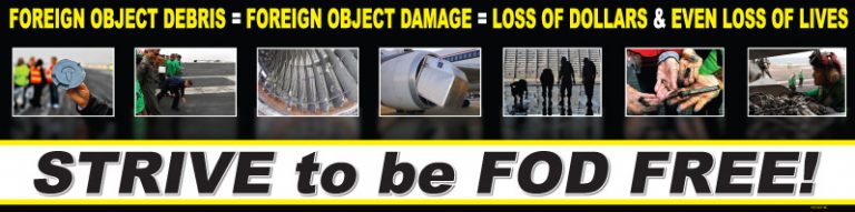 Banners – FOD Prevention (Foreign Object Debris Prevention)