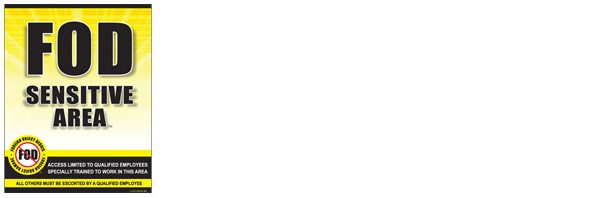 Signage – FOD Prevention (Foreign Object Debris Prevention)