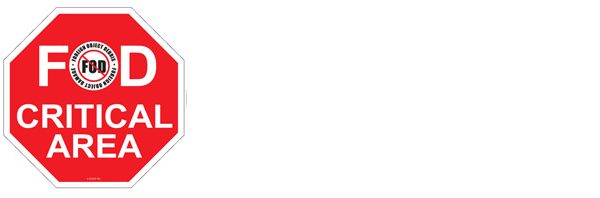 Signage – FOD Prevention (Foreign Object Debris Prevention)