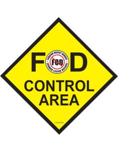 FOD Sign 12×12 Control Basic – FOD Prevention (Foreign Object Debris ...